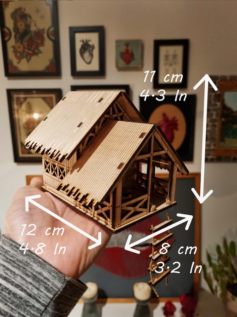 Plant Hut - Small DIY Miniature Tribal-inspired Plant Decor | Small ...