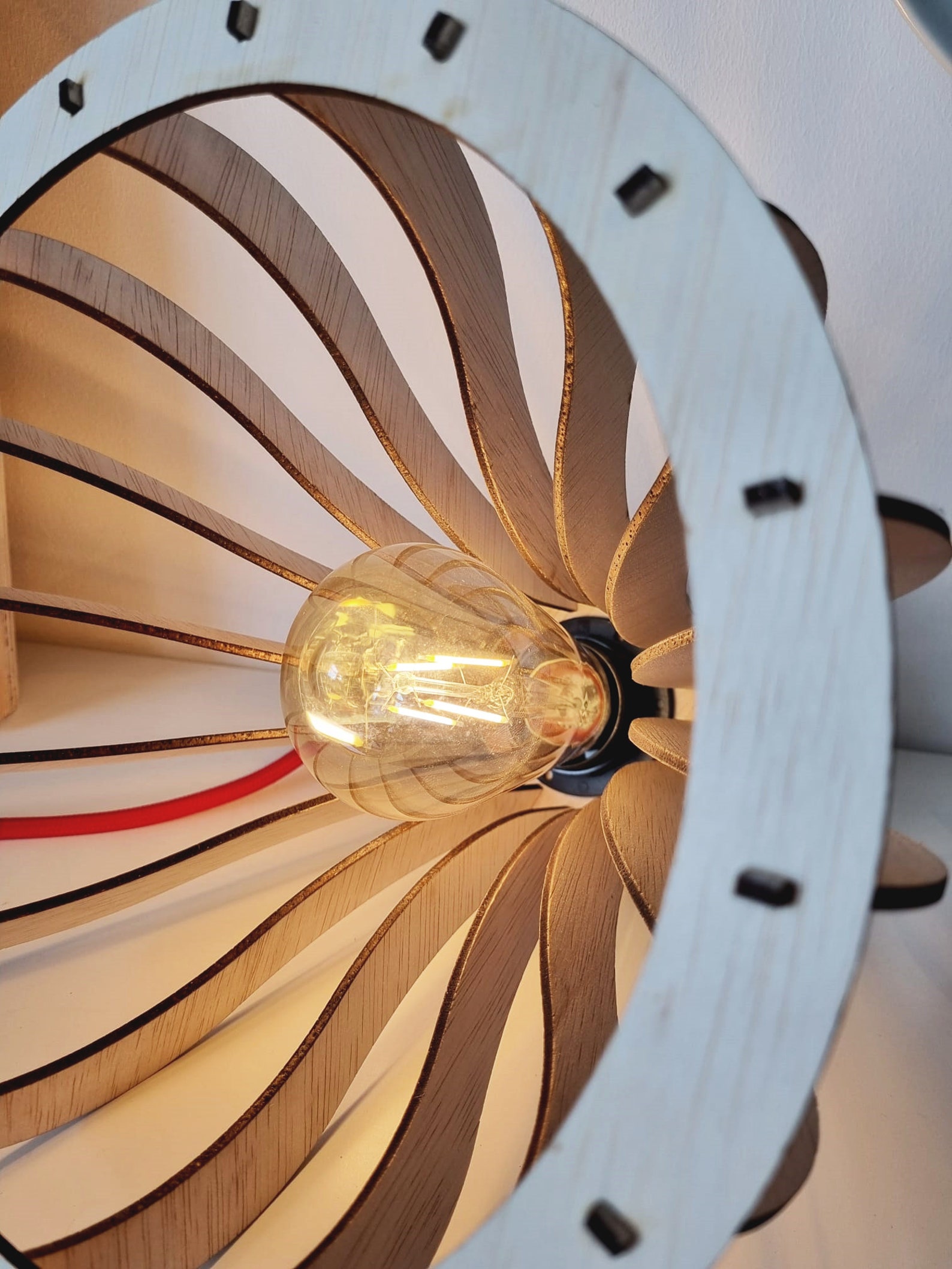 Timmy DIY Wooden Lamp - Fun to Assemble, Unique Industrial Home Decor ...