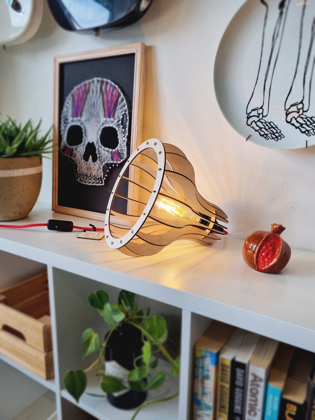 Timmy DIY Wooden Lamp - Fun to Assemble, Unique Industrial Home Decor ...