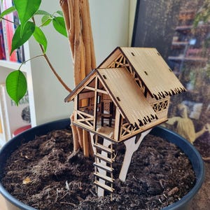 Plant Hut - Small DIY Miniature Tribal-inspired Plant Decor | Small ...