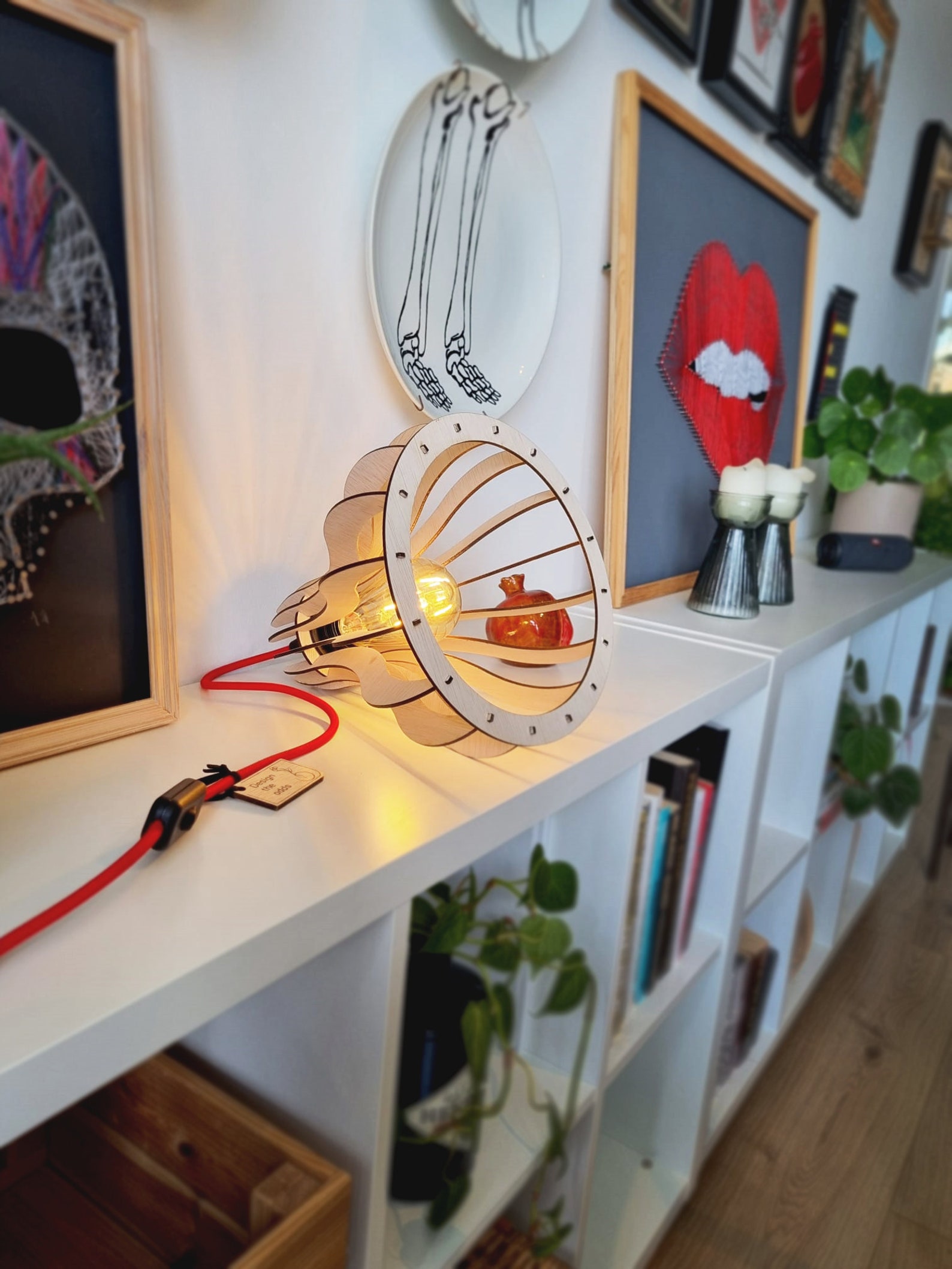 Timmy DIY Wooden Lamp - Fun to Assemble, Unique Industrial Home Decor ...