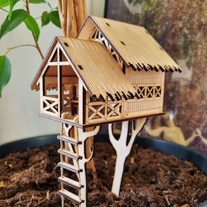 Plant Hut - Small DIY Miniature Tribal-inspired Plant Decor | Small ...