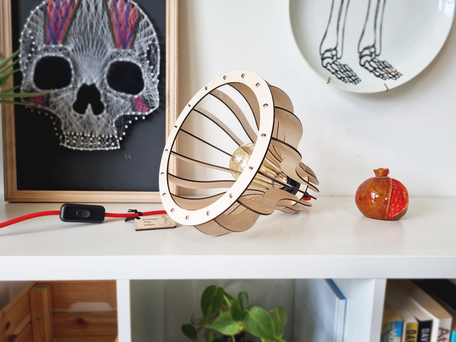 Timmy DIY Wooden Lamp - Fun to Assemble, Unique Industrial Home Decor ...