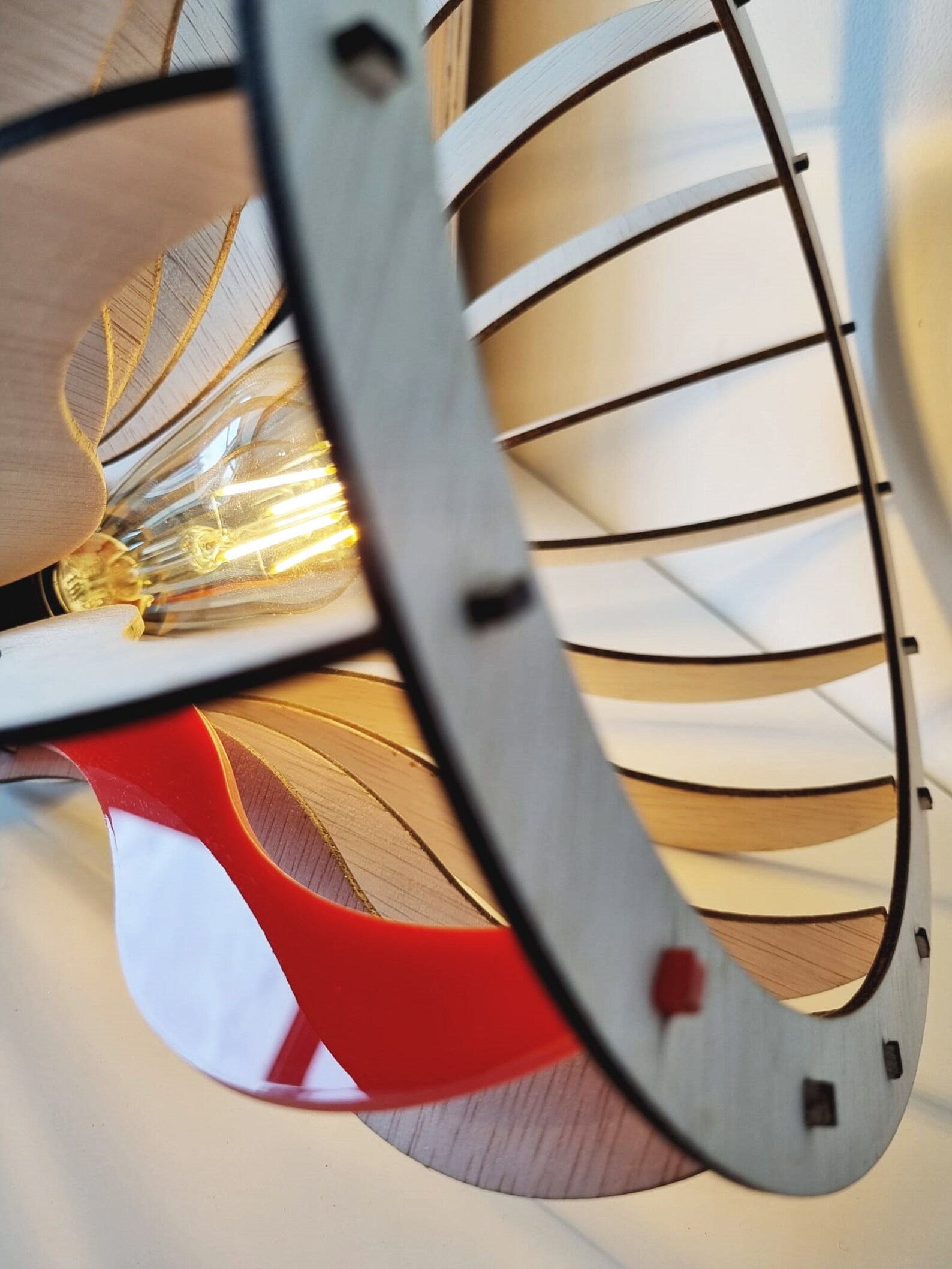 Timmy DIY Wooden Lamp - Fun to Assemble, Unique Industrial Home Decor ...