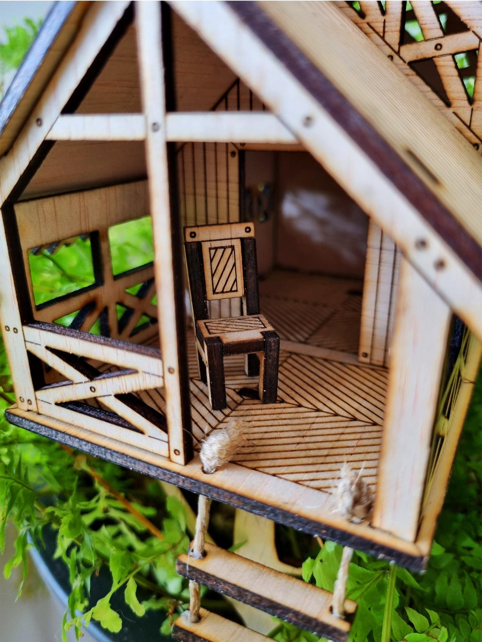Plant Hut - Small DIY Miniature Tribal-inspired Plant Decor | Small ...