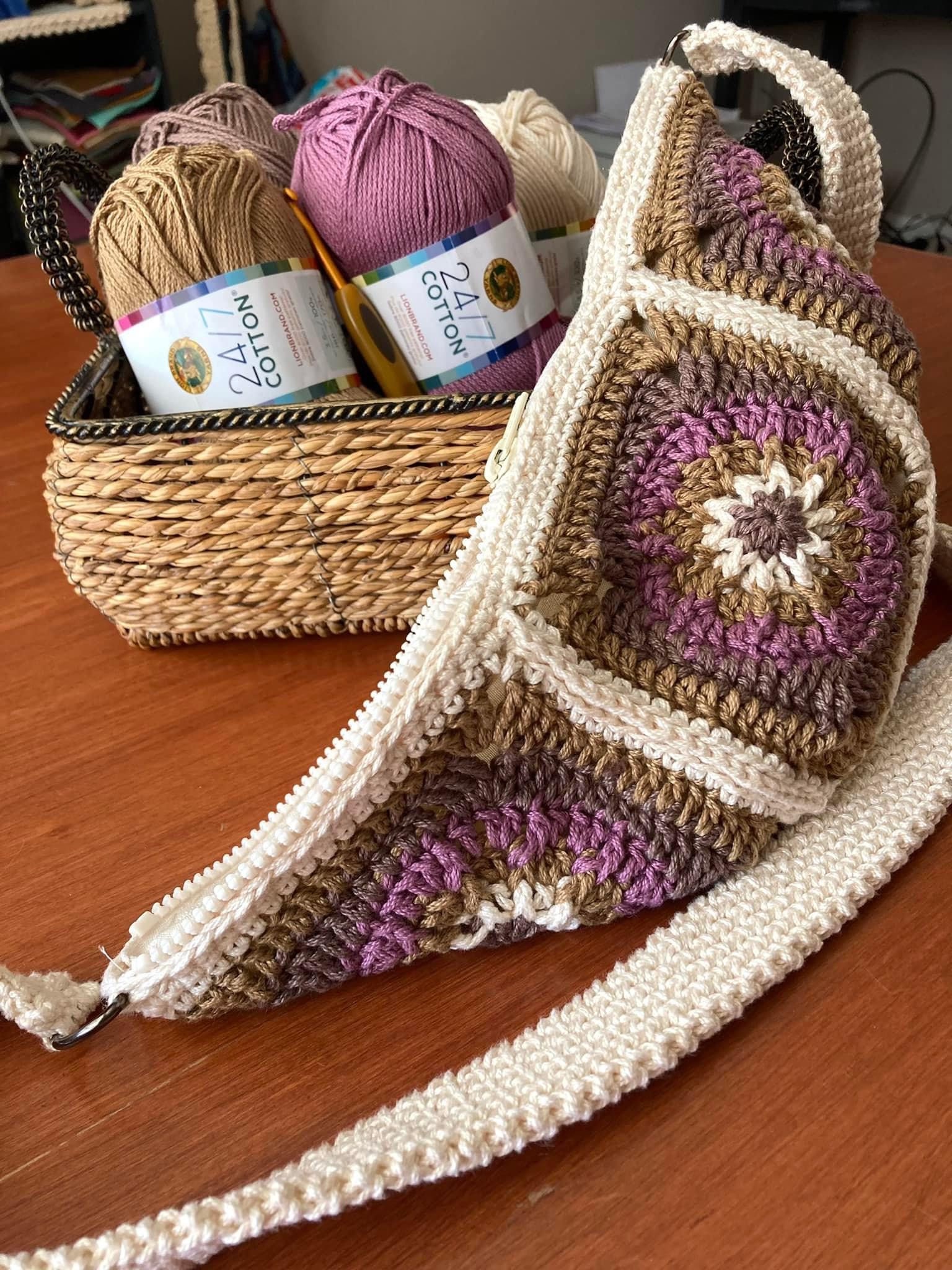 CROCHET PATTERN / Crochet Granny Bum Bag, Crochet Fanny Pack, Crochet ...