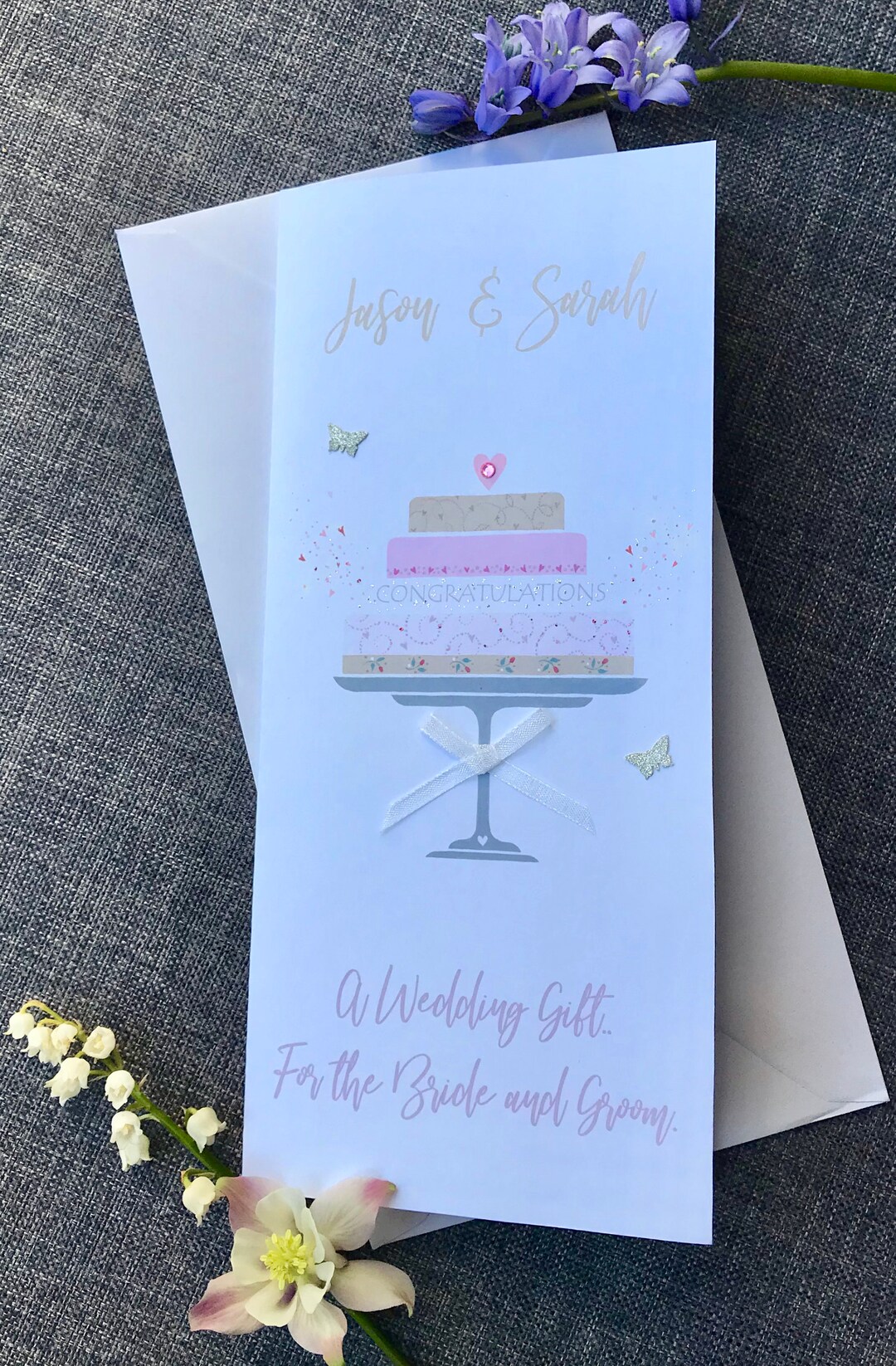 Handmade Wedding Gift Wallet. Custom Made Wedding Money Wallet - Etsy