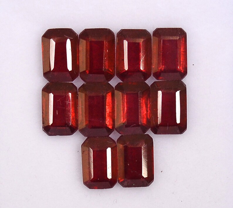 6x4 Mm Natural Ruby Octagon Cut Calibrated Lot 10 Pcs 8.49 CTS - Etsy