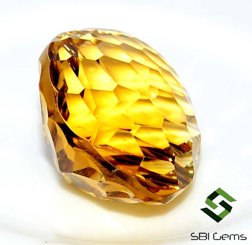 23x19 Mm Certified Natural Citrine Fancy Oval Concave Cut - Etsy