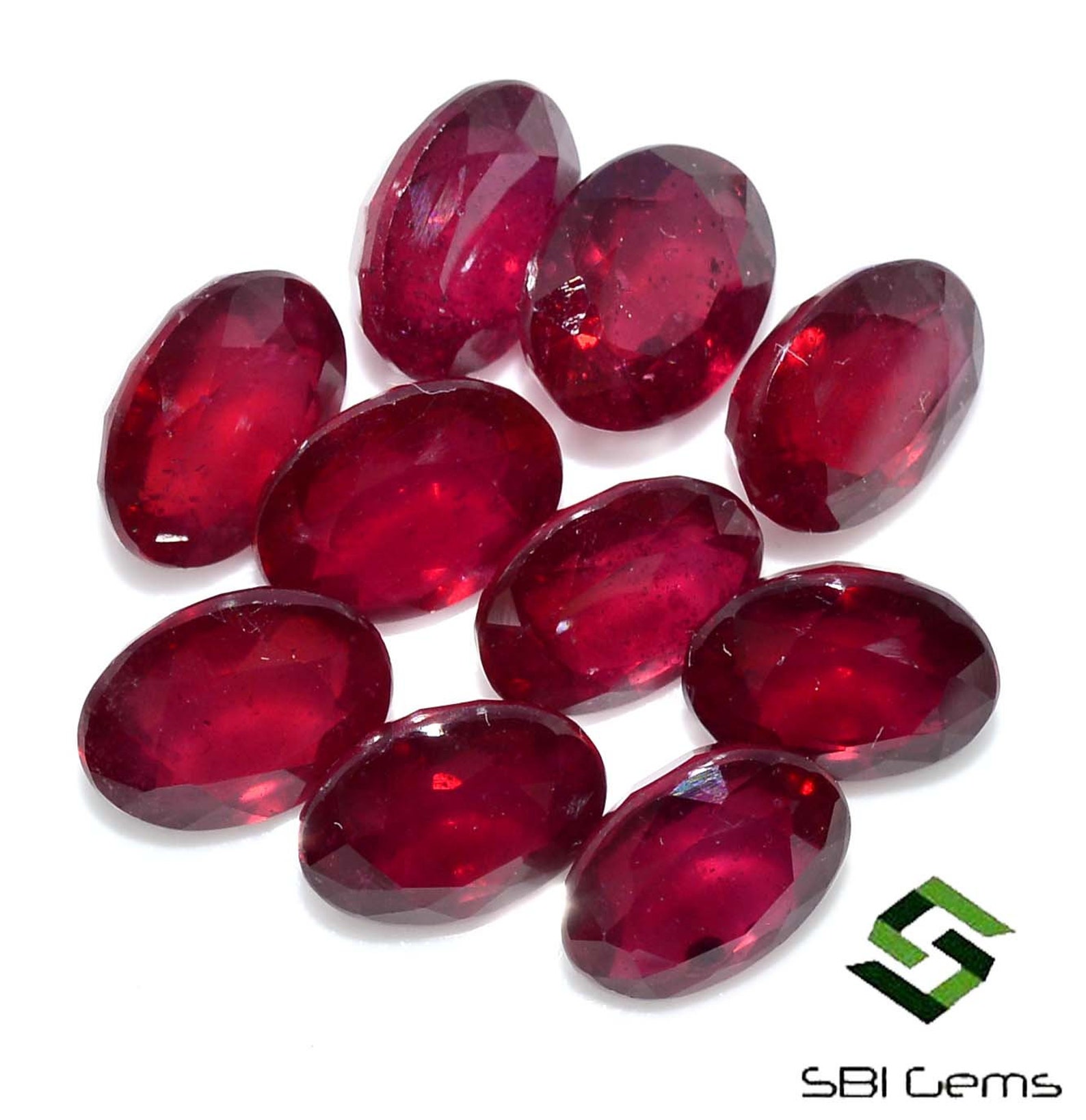 Natural Ruby Oval Cut 8x6 Mm Lot 05 Pcs Deep Red Shade - Etsy