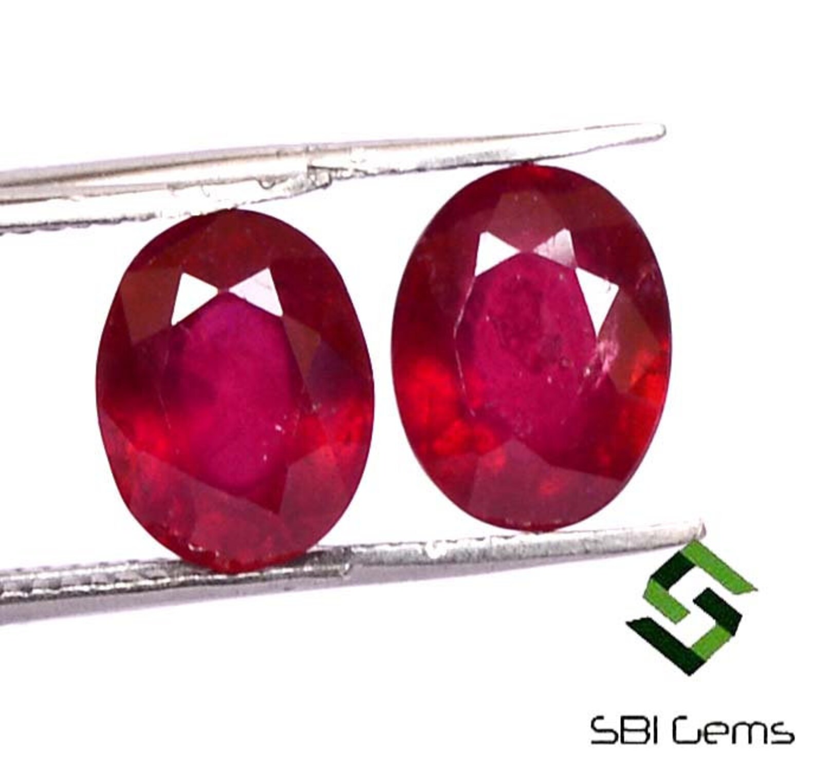 8x6 Mm Natural Ruby Oval Cut Pair 3.81 CTS Calibrated Best - Etsy