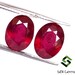 8x6 Mm Natural Ruby Oval Cut Pair 3.81 CTS Calibrated Best Quality ...