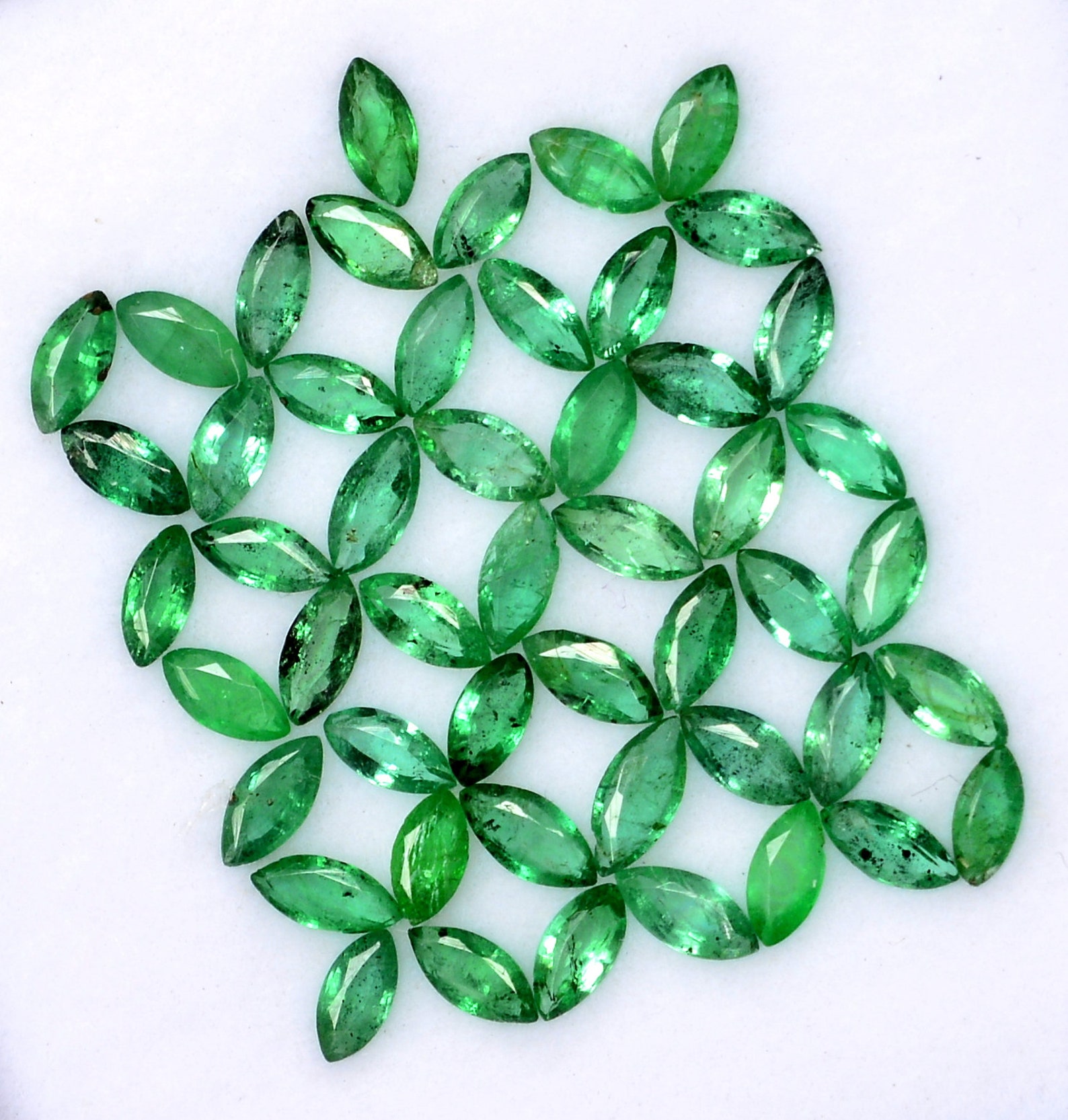 3x1.50 Mm Natural Emerald Marquise Cut Lot 10 Pcs Untreated - Etsy