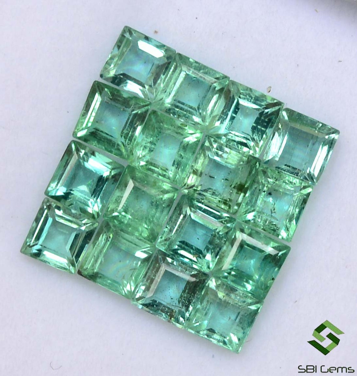 2.75 mm Natural Emerald Square Cut Lot 16 Pcs 2.96 Cts | Etsy