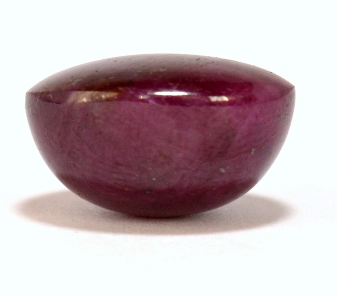 16x14 mm Certified Natural Ruby Oval Cabochon 22.33 Cts Deep | Etsy