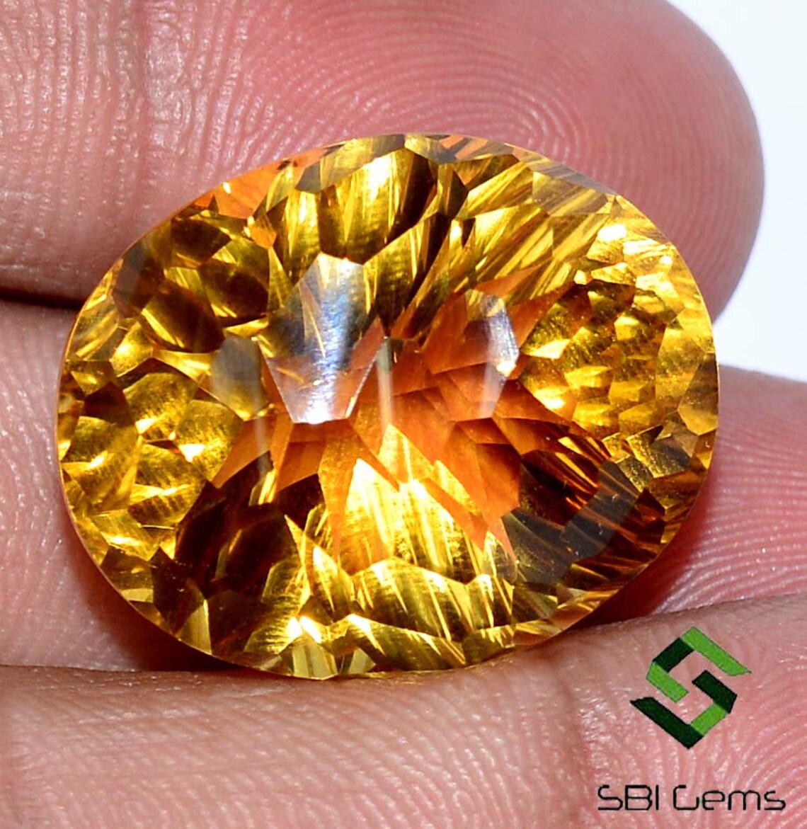 23x19 Mm Certified Natural Citrine Fancy Oval Concave Cut - Etsy