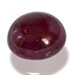 16x14 Mm Certified Natural Ruby Oval Cabochon 22.33 Cts Deep Red Shade ...