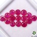 5 Mm Natural Ruby Round Cut Lot 15 Pcs 8.92 Cts Calibrated Deep Red ...