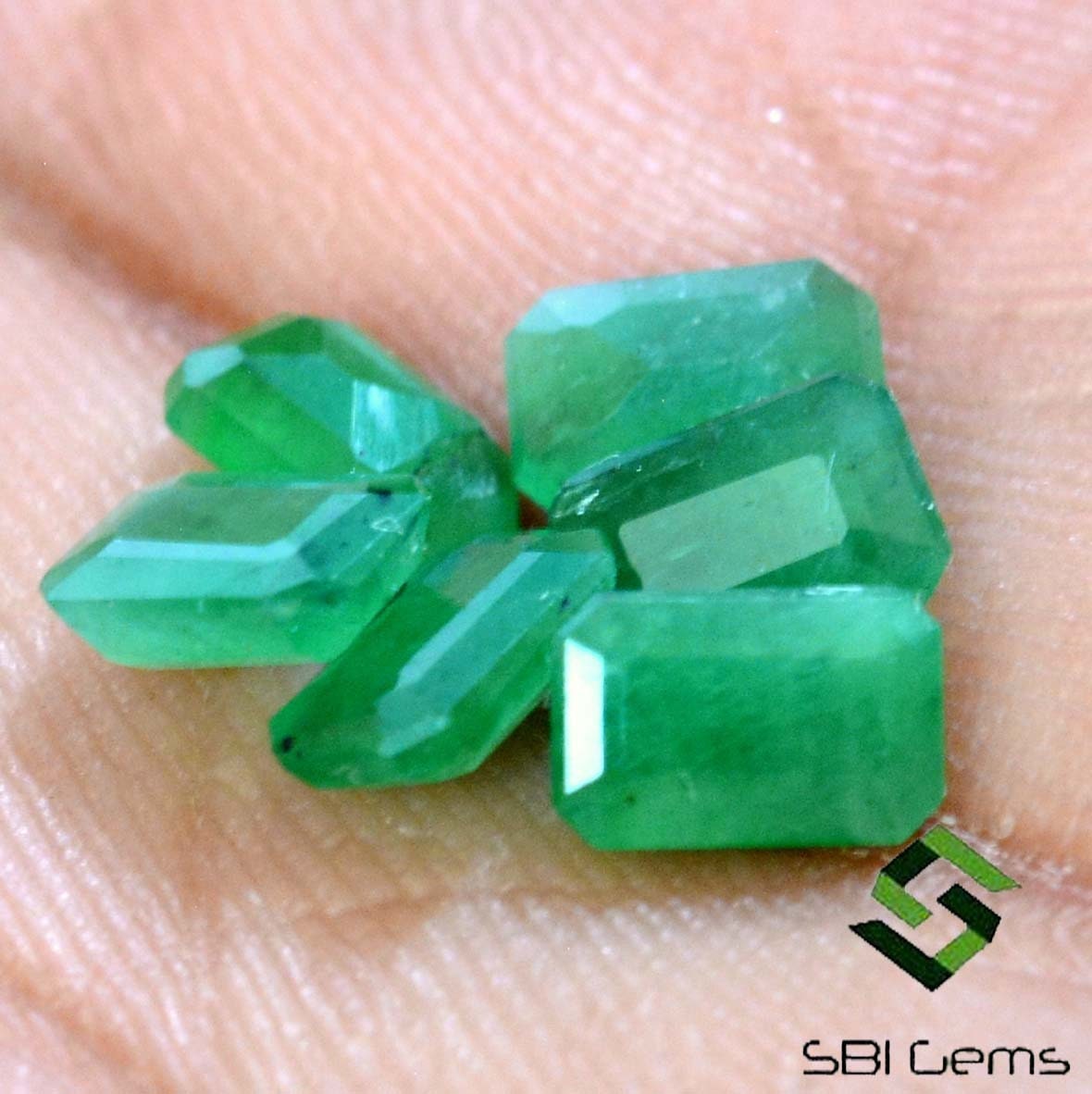 6x4 Mm Natural Emerald Octagon Cut Lot 06 Pcs 2.93 Cts Deep - Etsy