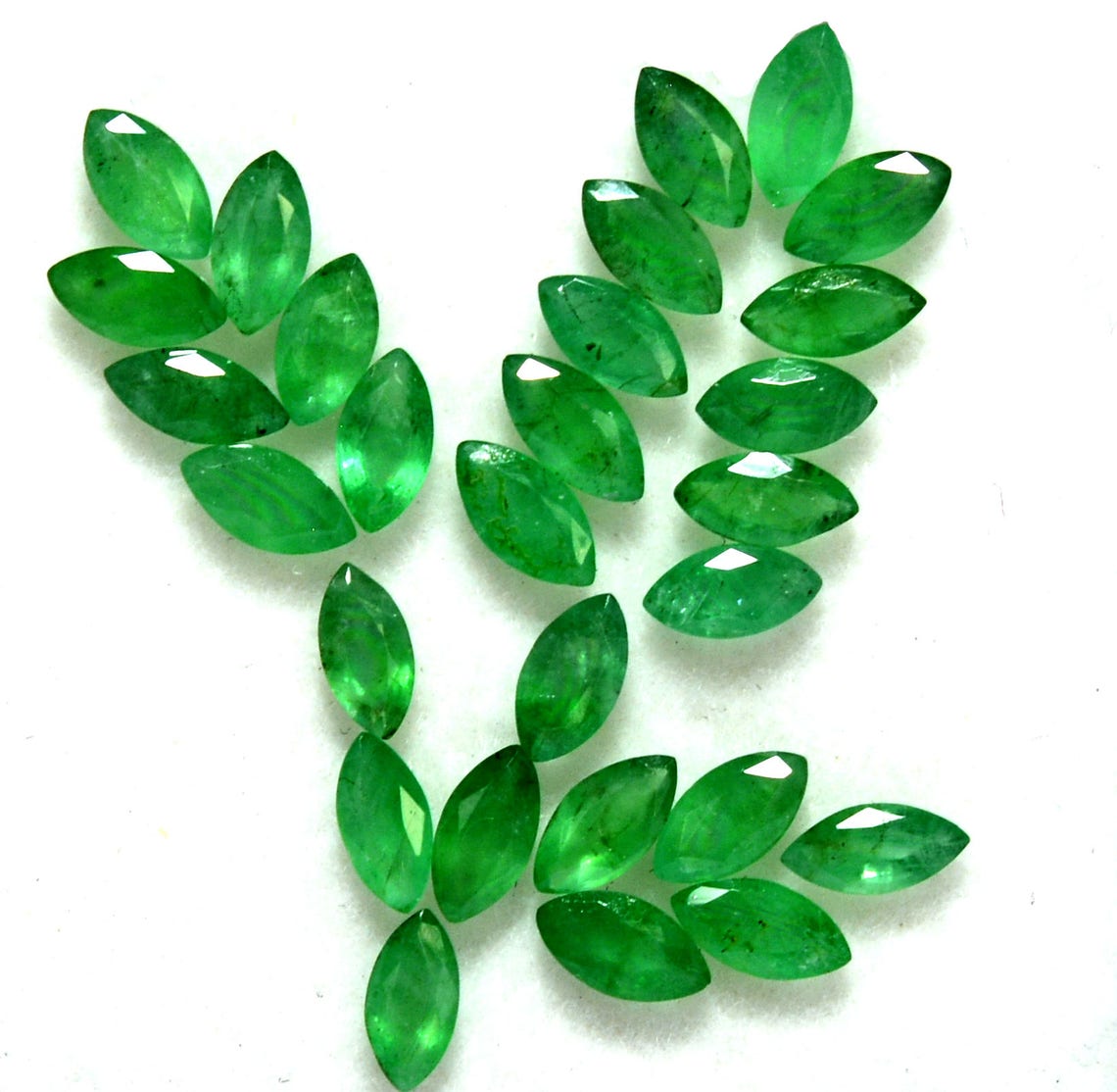 5x2.50 Mm Natural Emerald Marquise Cut Lot 10 Pcs 1.35 Cts - Etsy