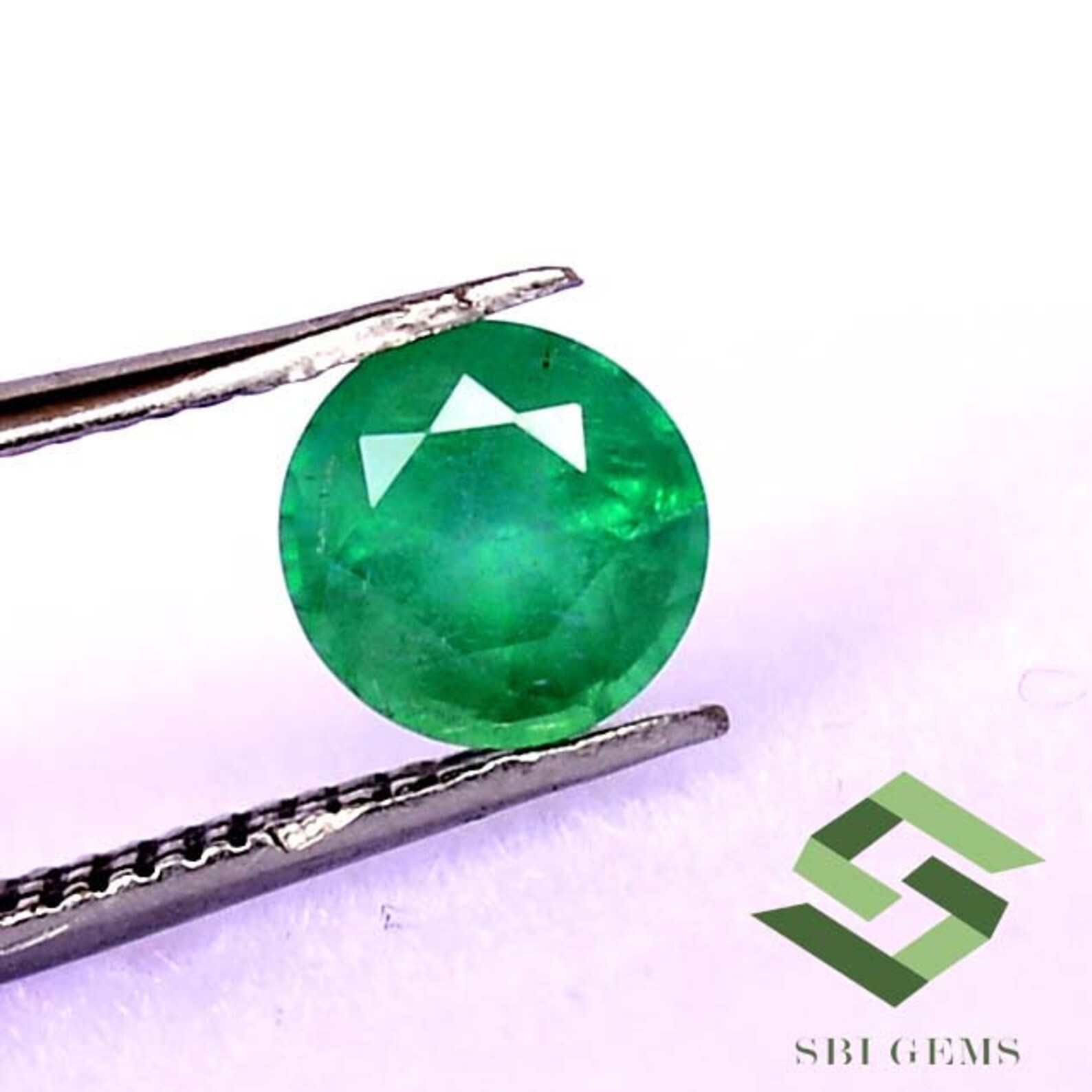 5.25 Mm to 6.50 Mm Certified Natural Emerald Round Cut - Etsy