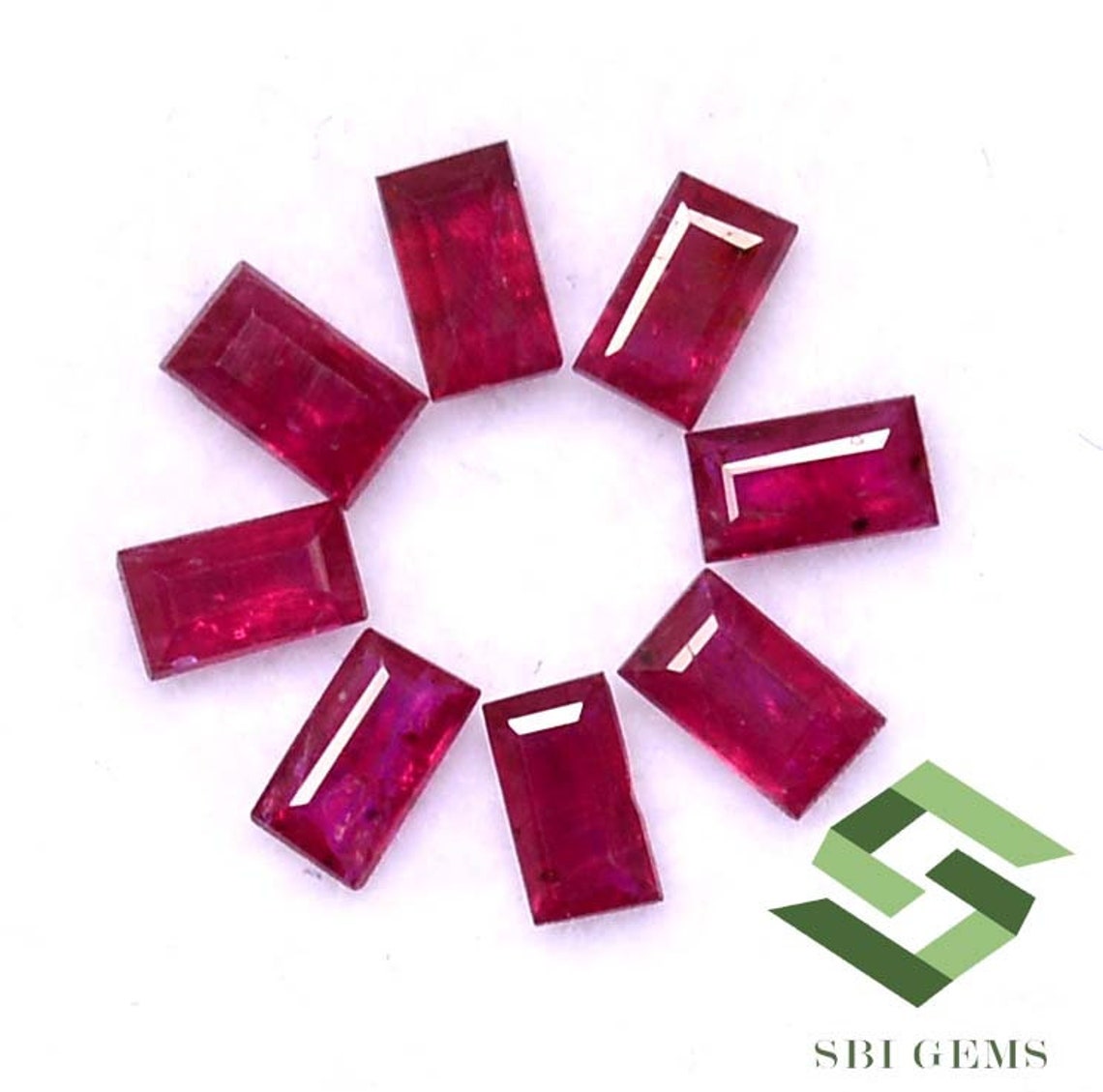 4x2.25 Mm Natural Ruby Baguette Cut Lot 10 Pcs 1.58 Cts Burma - Etsy UK