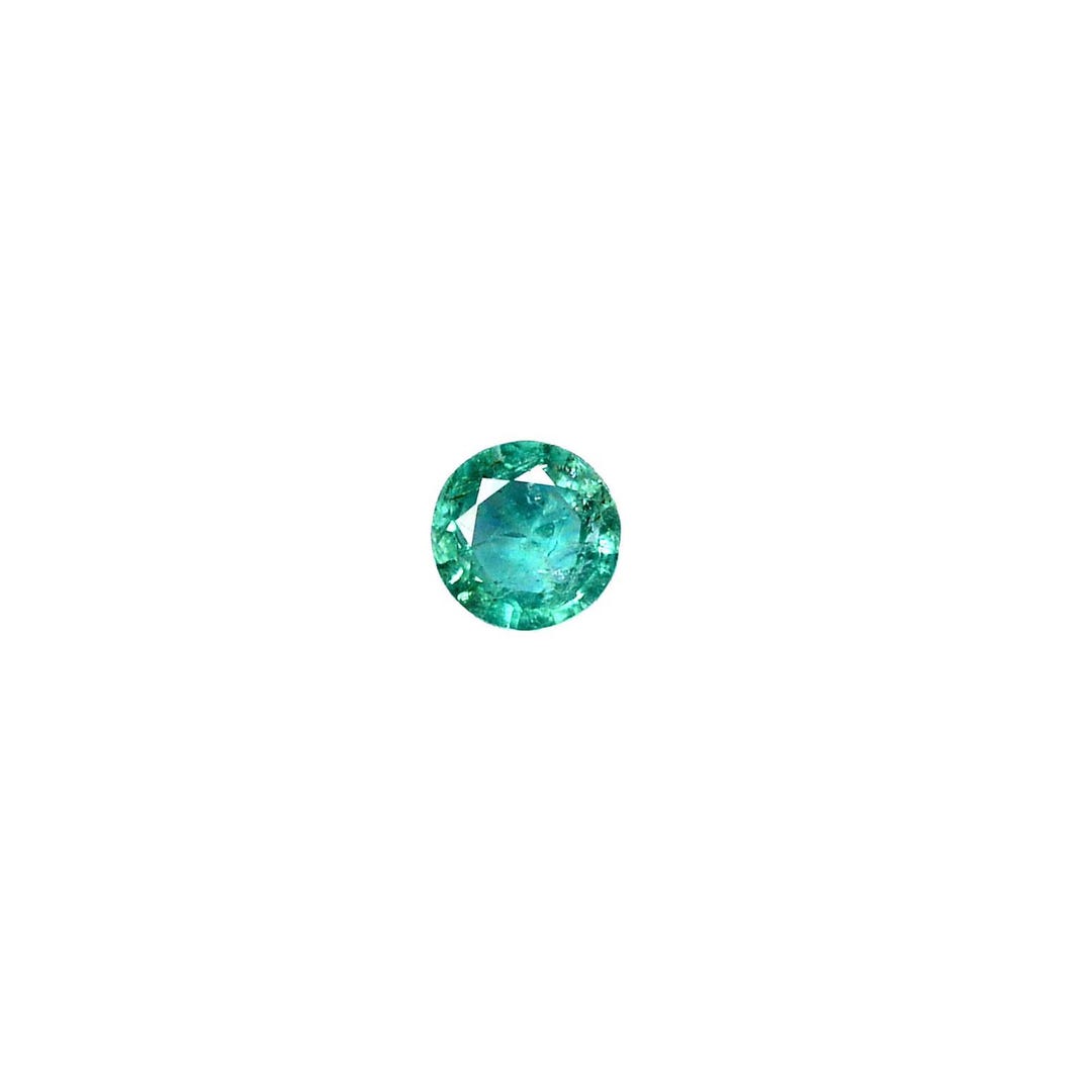 6 Mm Certified Natural Emerald Round Cut 4 Quality Untreated Loose ...