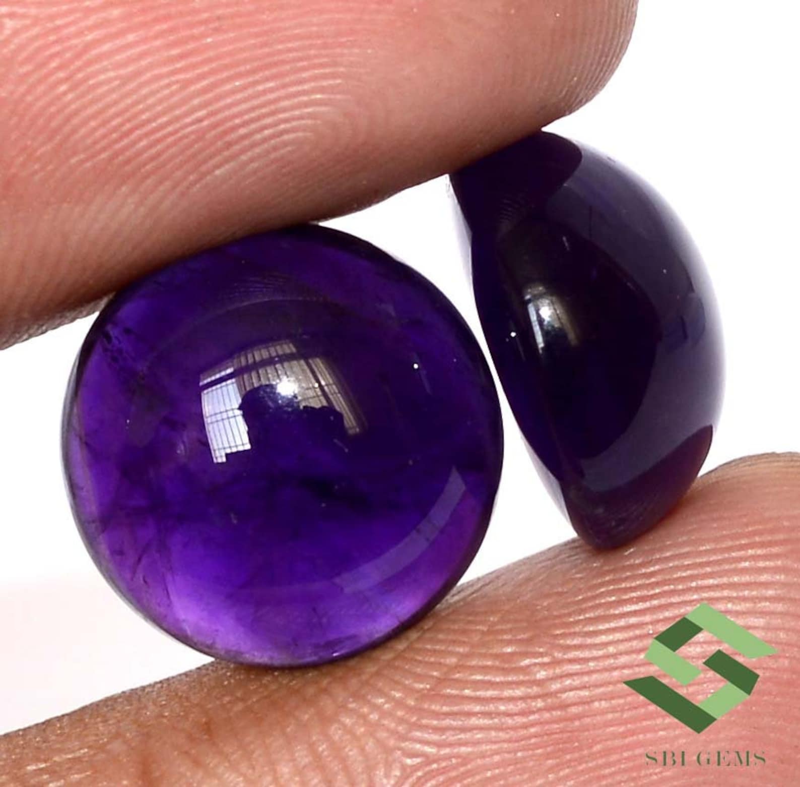 14 Mm to 16 Mm Certified Natural Amethyst Round Cabochon Pairs - Etsy