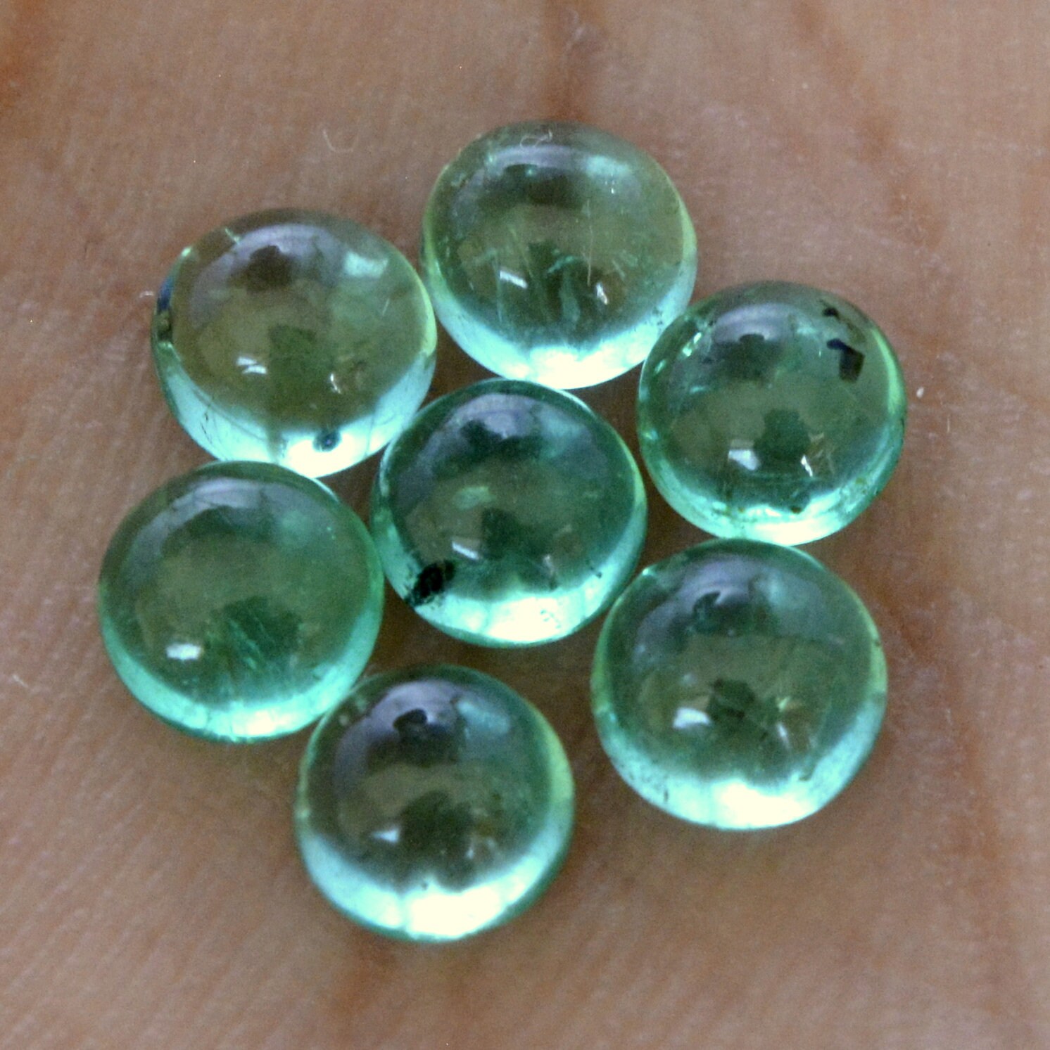 4.50 mm Natural Emerald Round Cabochon 3.03 Cts Lot 07 Pcs | Etsy