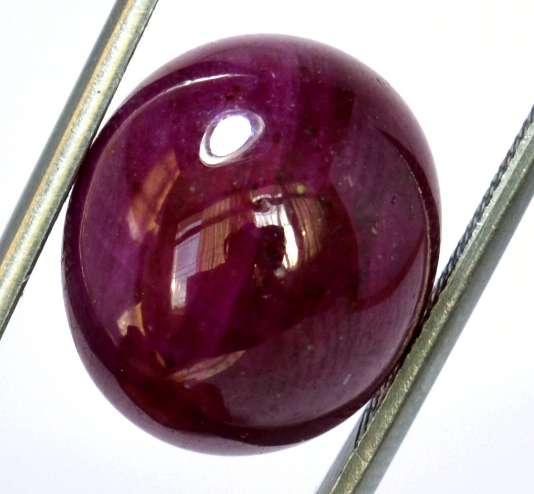 16x14 mm Certified Natural Ruby Oval Cabochon 22.33 Cts Deep | Etsy