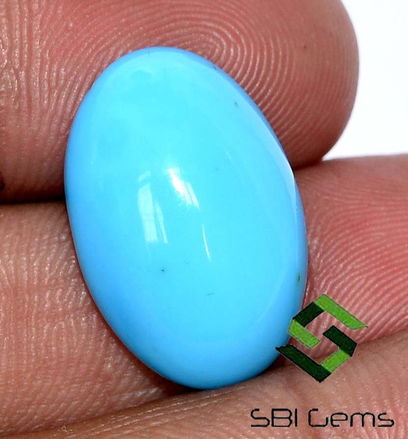 21x14 mm Certified Natural Kingman Turquoise Oval Cabochon | Etsy