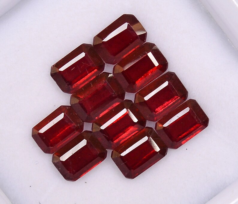 6x4 Mm Natural Ruby Octagon Cut Calibrated Lot 10 Pcs 8.49 CTS - Etsy