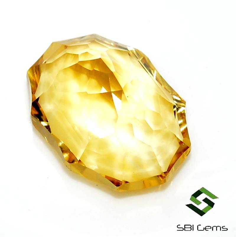 18x13 Mm Certified Natural Citrine Fancy Oval Concave Cut | Etsy