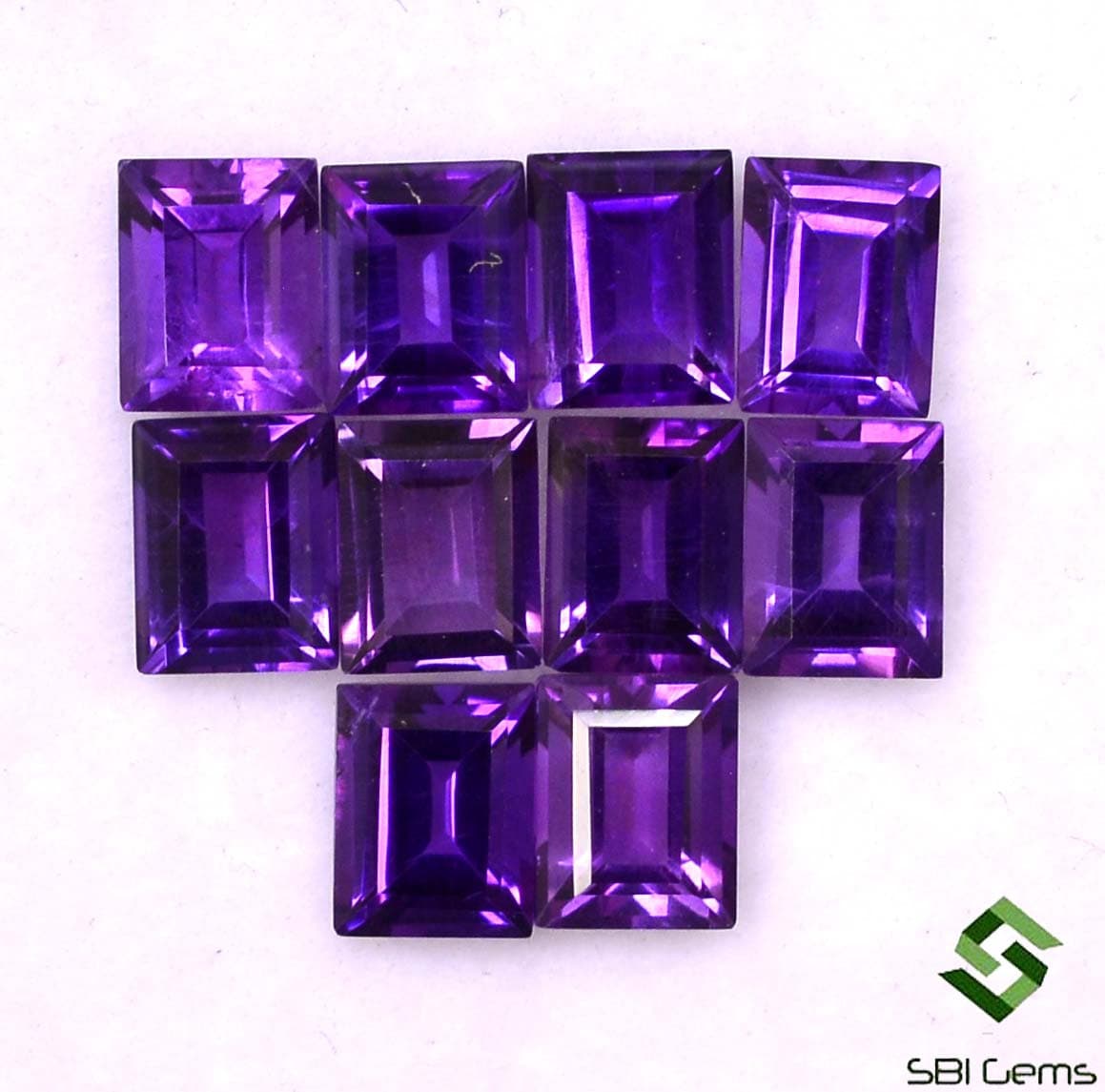 5x4 Mm Natural Amethyst Baguette Cut Lot 10 Pcs 4.40 Cts - Etsy