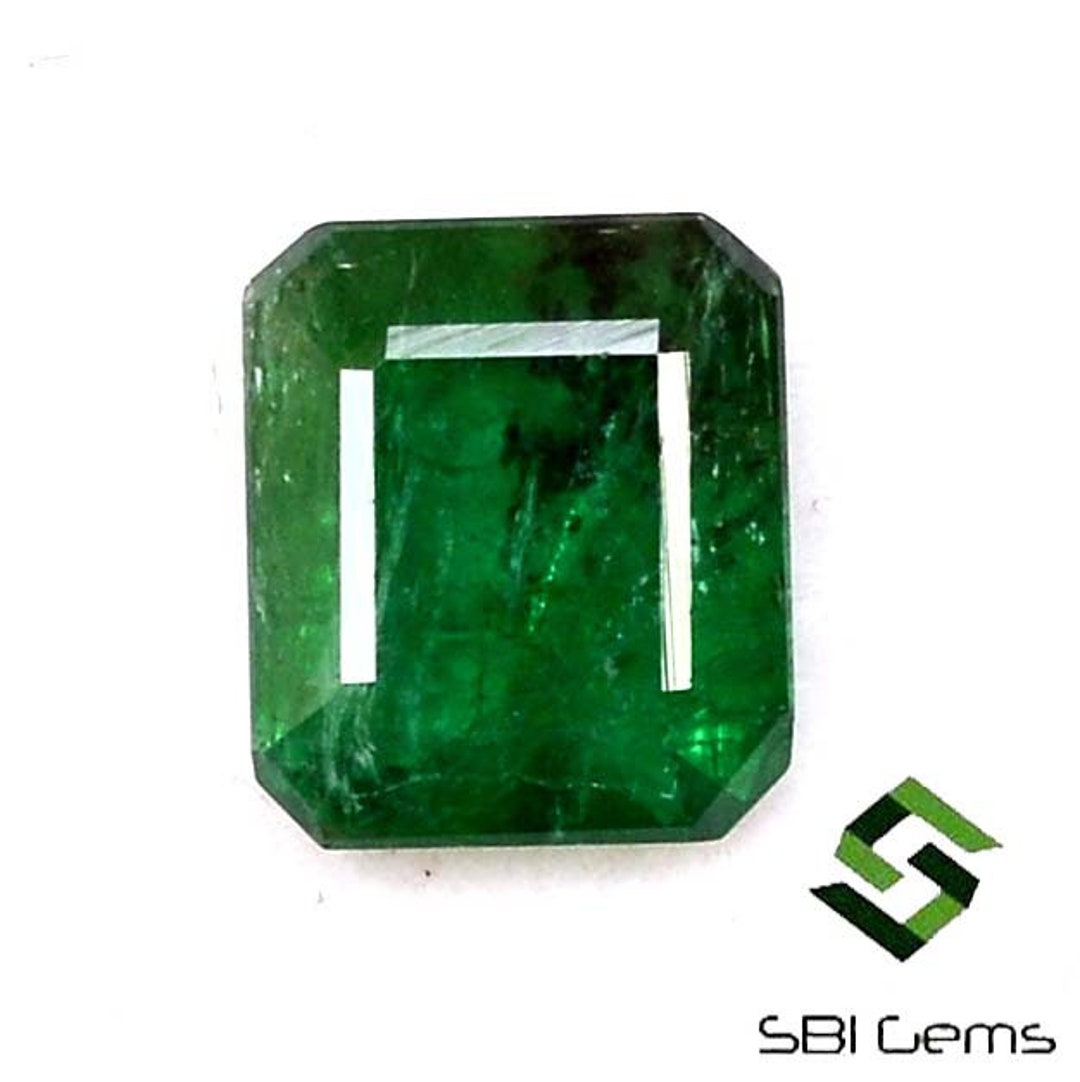 9.60x8.30 Mm Certified Natural Emerald Octagon Cut 3.51 CTS Untreated ...