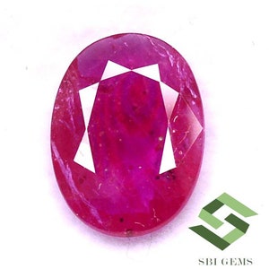 12x9.40 Mm, 12.50x9 Mm Certified Natural Ruby Oval Cut Mozambique Loose ...