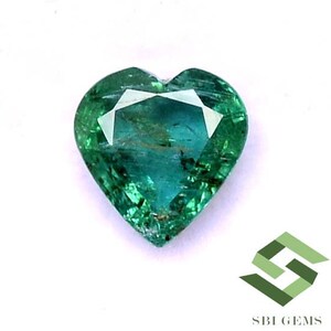7x6 Mm to 9x7.50 Mm Natural Emerald Heart Shape Cut 5 Size Pcs ...
