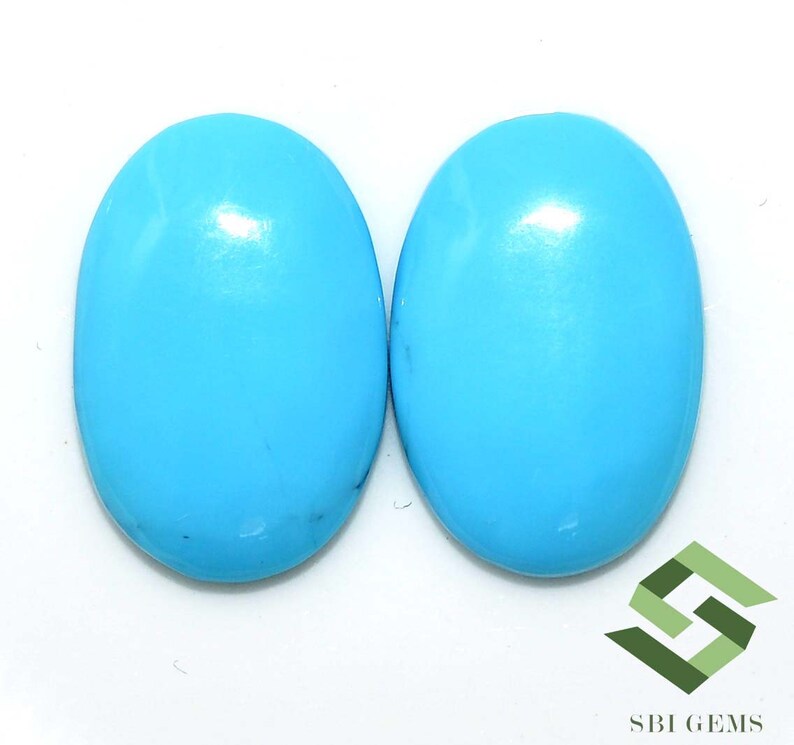 15x10 Mm Certified Natural Turquoise Sleeping Beauty Oval - Etsy