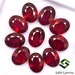 Natural Ruby Oval Cut 8x6 Mm Lot 05 Pcs Deep Red Shade - Etsy