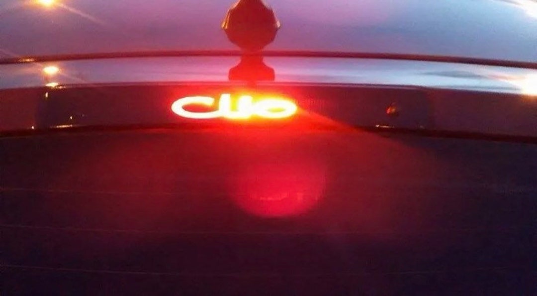 Renault Clio Brake Light Sticker CUSTOM Vinyl Overlay Fits Clio Mk4 ...