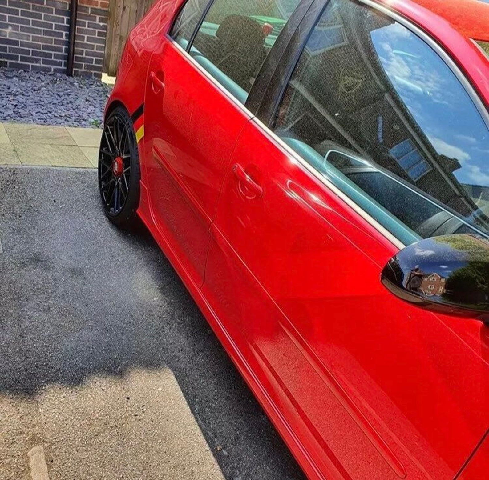 German Flag Vinyl Sticker German Car Audi Quattro S Line Bumper Wheel ...