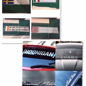 LOWERED STANDARDS Windscreen Decal Car Sticker Vinyl JDM Stance Fiesta ...