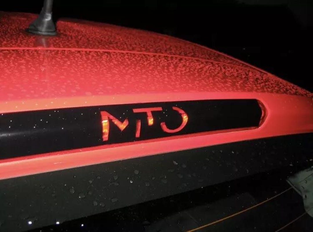 Brake Light Sticker for Alfa Romeo Mito Custom Vinyl Overlay Cloverleaf ...