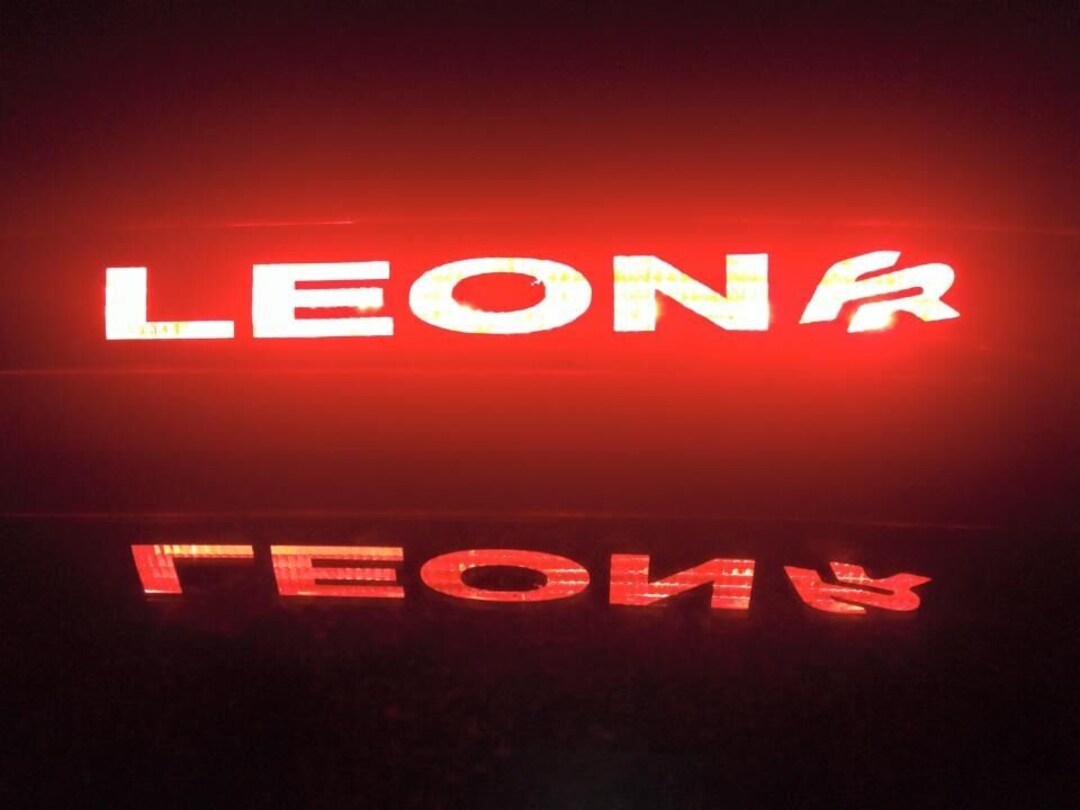 SEAT Leon Mk2 2005-08 Pre-facelift 3rd Brake Light Vinyl Sticker ...