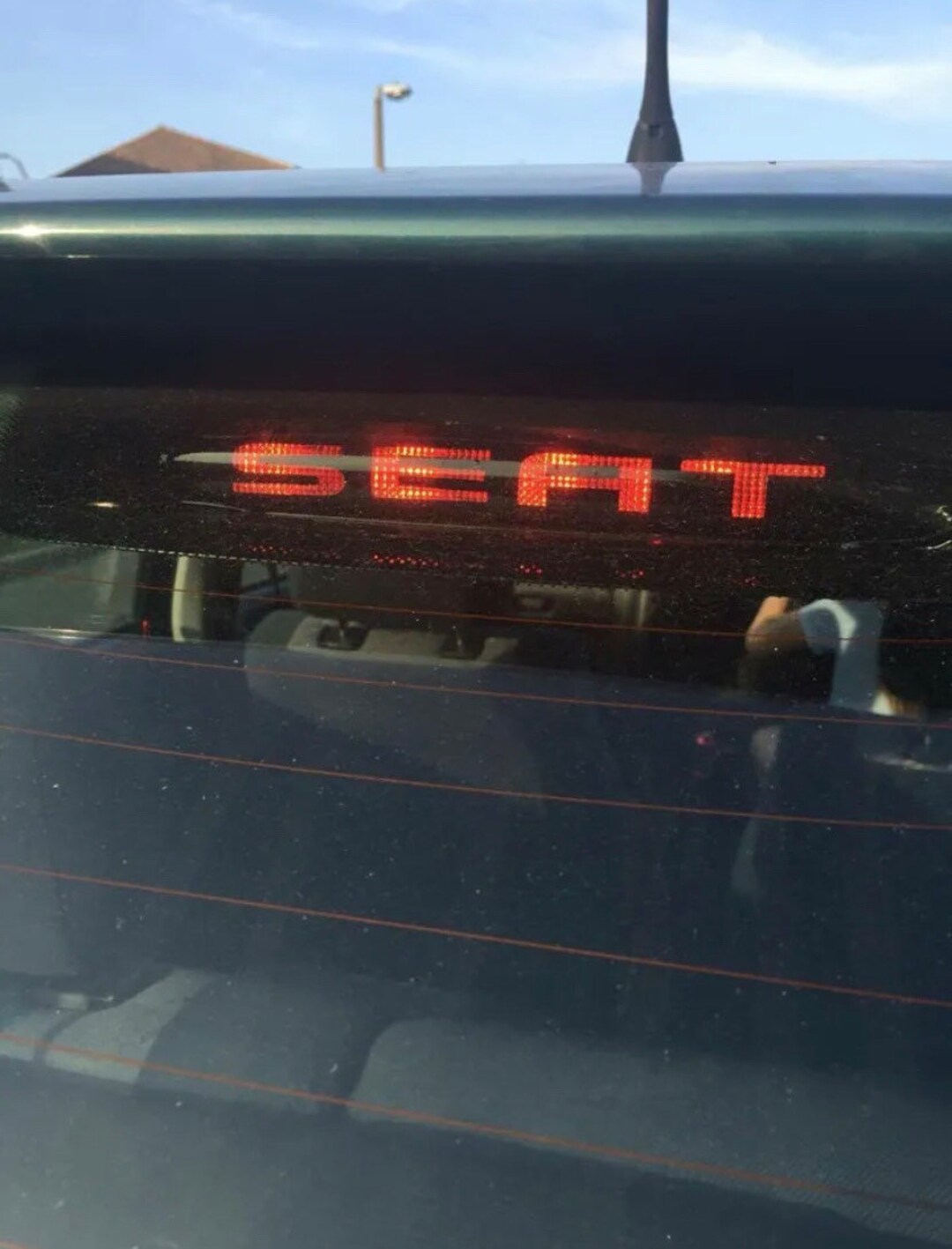 IBIZA 6k2 GP01 Mk2 Custom 3rd Brake Light Vinyl Sticker Overlay Cupra ...