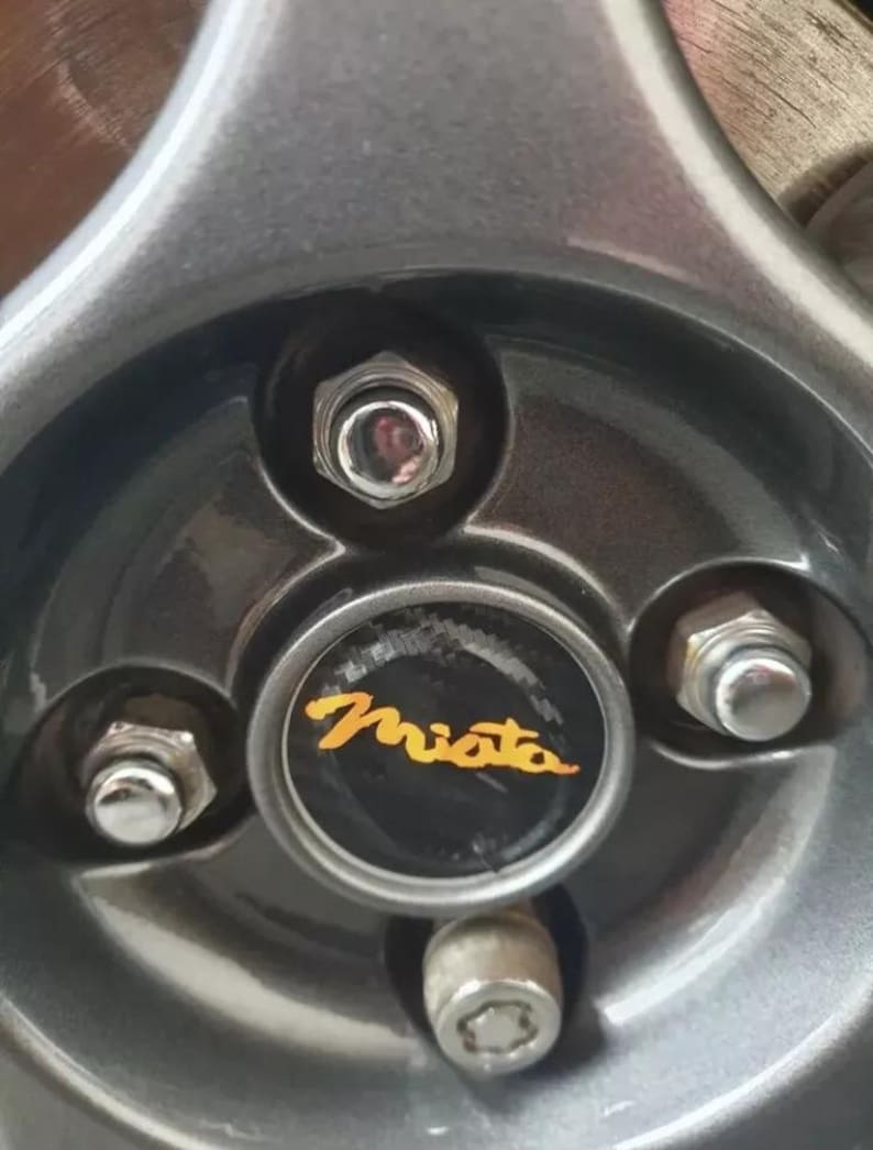 Mazda Miata Logo Wheel Centre Cap Vinyl Sticker Mazda MX-5 Eunos 60 ...