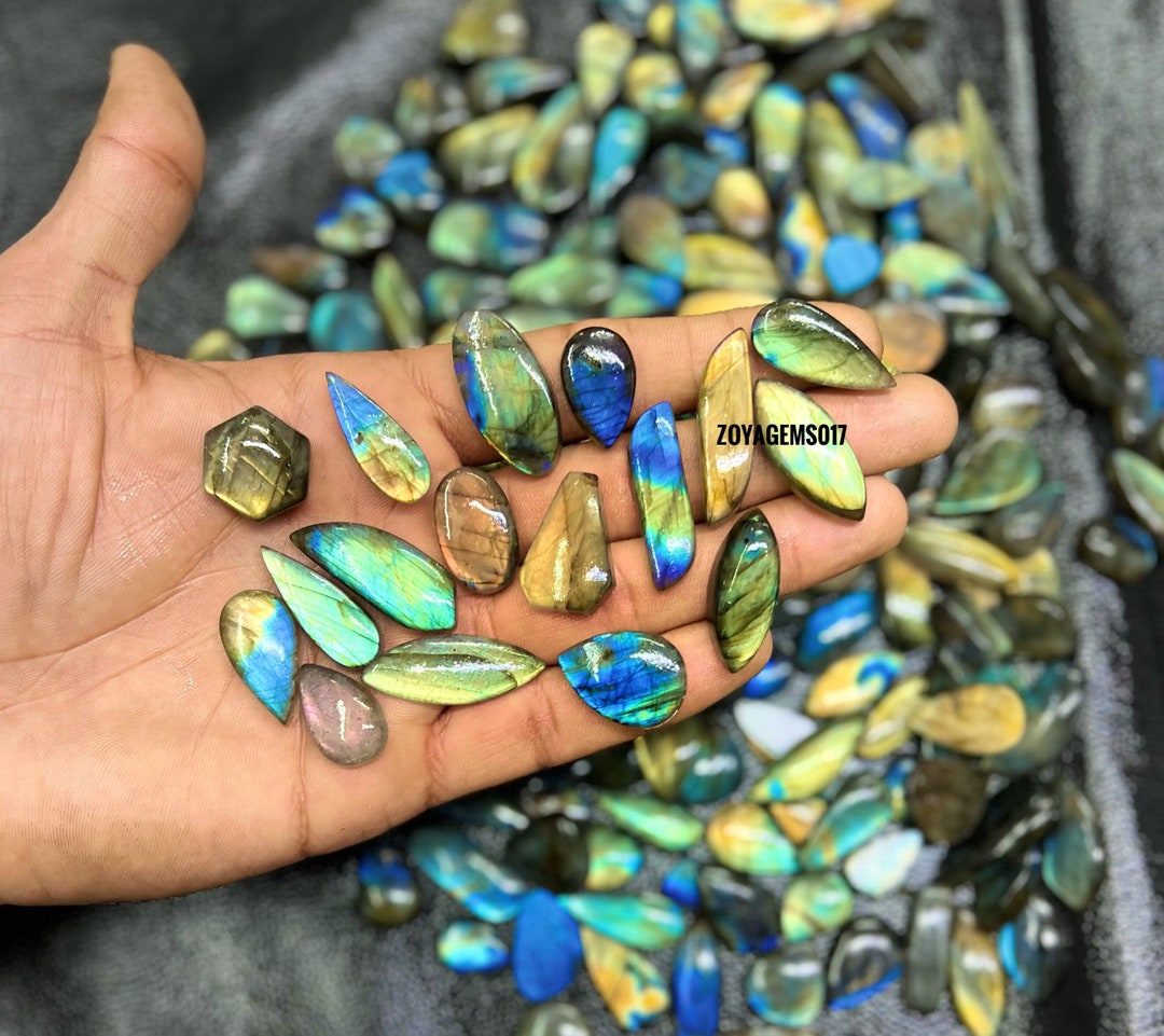 Multi Flash Labradorite Cabochon Labradorite Gemstone-bulk Labradorite ...