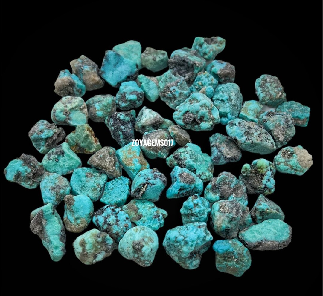Arizona Turquoise Raw Gemstone Lot: AAA Jewelry Making Supplies - Etsy