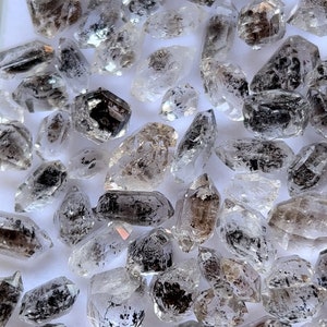 Natural Herkimer Diamond, Rough Stone Herkimer Diamond Quartz Crystals ...