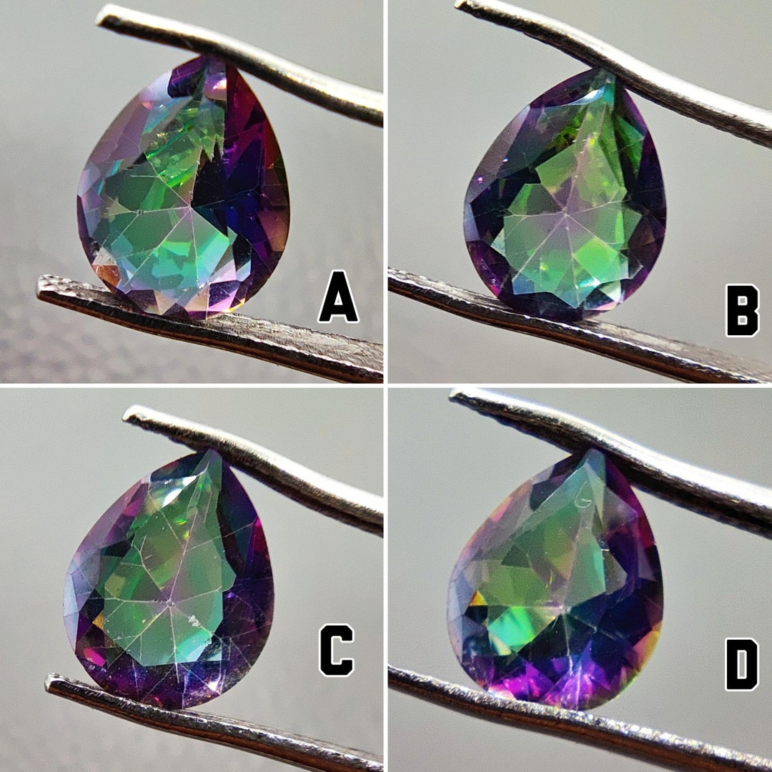 Mystic Topaz Cut Stone Pear Shape. Mystic Topaz Gemstone Jewellery ...